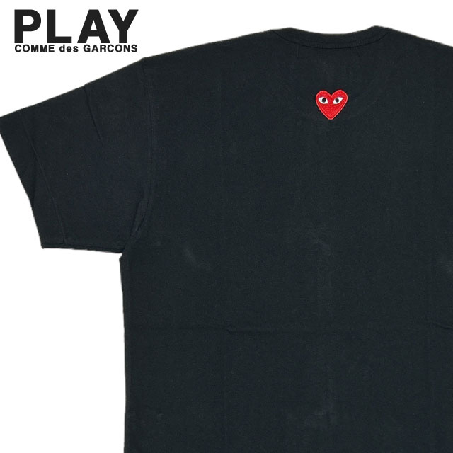 【価格見直しました】 新品 プレイ コムデギャルソン PLAY COMME des GARCONS PLAY BACKNECK RED HEART TEE Tシャツ ハート ロゴ 半袖Tシャツ