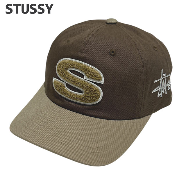 新品 ステューシー STUSSY CHENILLE S LOW PRO CAP キャップ スケート ストリート エイトボール ストックロゴ ヘッドウェア