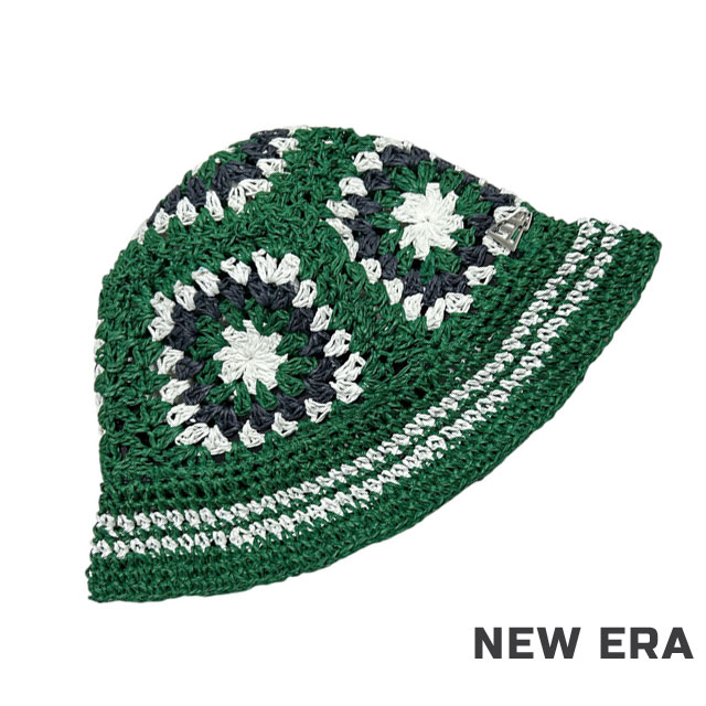 新品 ニューエラ NEW ERA CROCHET KNIT PAPER OSFM クロシェ ニット バケット ハット 14388393 NewEra ヘッドウェア