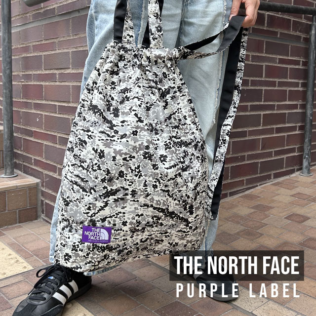 【価格見直しました】 新品 ザ・ノースフェイス パープルレーベル THE NORTH FACE PURPLE LABEL Flower Printed Field Tote Bag トートバッグ 2WAYバッグ nanamica ナナミカ N25SO074 グッズ
