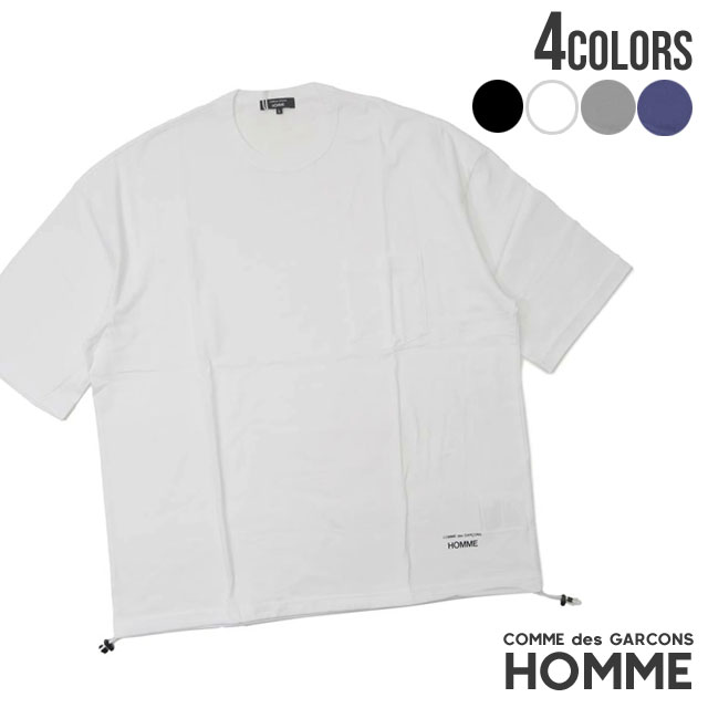 新品 コムデギャルソン オム COMME des GARCONS HOMME S/S TEE Tシャツ ロゴ クルーネック カットソー 日本製 ギャルソン 入手困難 HO-T015-051 半袖Tシャツ