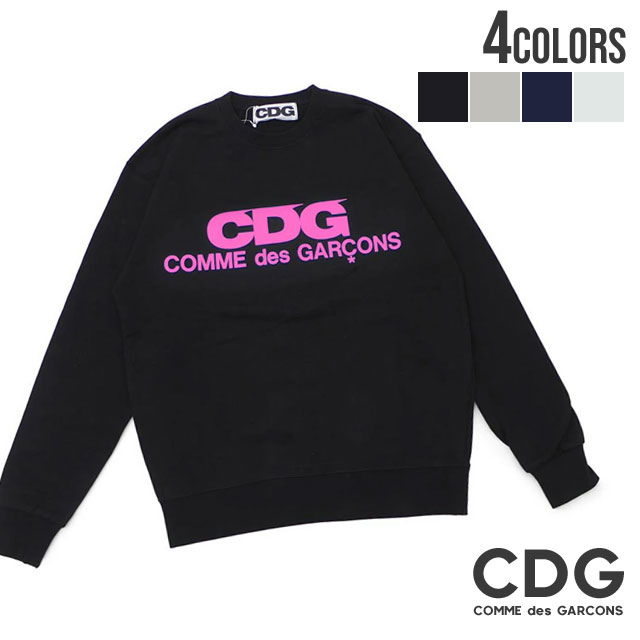 新品 シーディージー CDG コムデギャルソン COMME des GARCONS PINK LOGO CREW NECK SWEATSHIRT クルーネック スウェット エアライン ロゴ プレゼント ギフト お祝い 贈り物 SWT/HOODY
