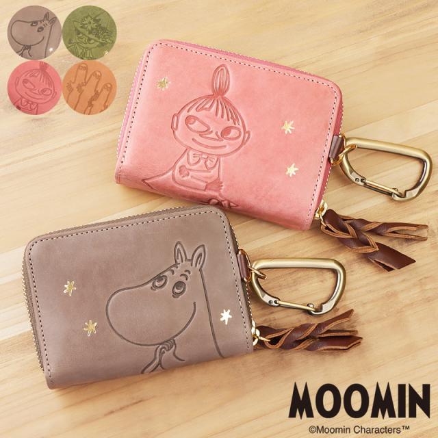 キーケース メンズ レディース スマートキーケース ムーミン MOOMIN キャラクター 大容量 カードポケット 使いやすい 本革 牛革 レザー【MOM-003】 ブランド 人気