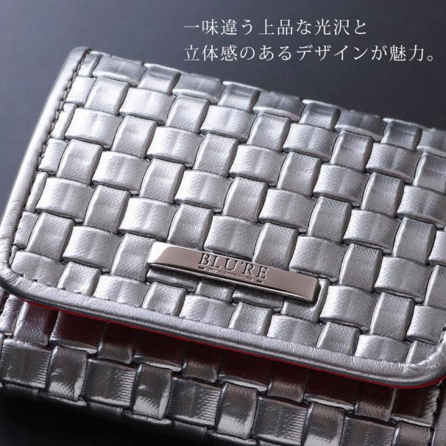 財布 メンズ ミニ財布 コンパクト財布 光沢 イタリアンレザー 本革