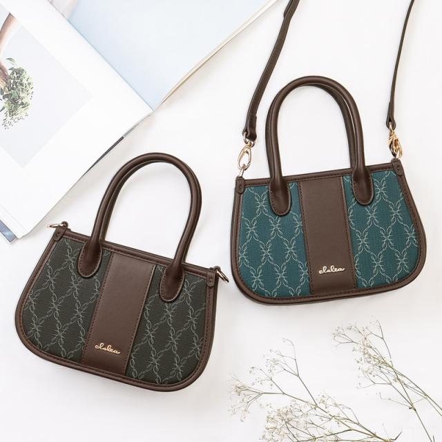 ミニバッグ レディース ショルダーバッグ 2way 幾何学模様 斜め掛け