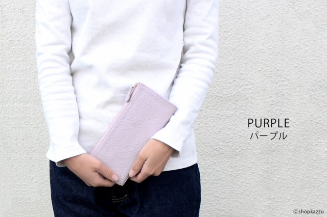 長財布 メンズ レディース 本革 イタリアンレザー 薄マチ L字