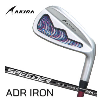 アキラ ADR アイアン AKIRA ORIGINAL by FUJIKURA SPEEDER シャフト 5本セット[＃6-PW]