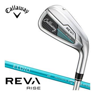 キャロウェイ REVA RISE ウィメンズ アイアン ELDIO 40 for Callaway シャフト 4本セット[＃7-PW]