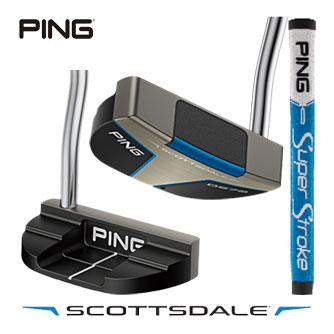 ピン SCOTTSDALE DS72パター PING SuperStroke TOUR 2.0 PT BLUE グリップ装着モデル