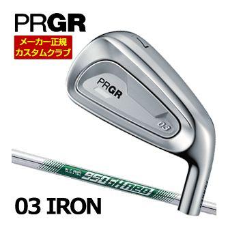 特注カスタムクラブ プロギア 03 アイアン N.S.PRO 950GH neo シャフト 5本セット[＃7-PW、AW]