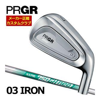 特注カスタムクラブ プロギア 03 アイアン N.S.PRO 750GH neo シャフト 5本セット[＃7-PW、AW]