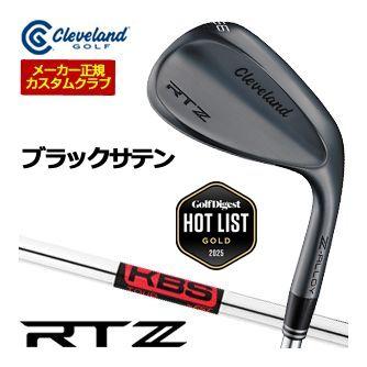 特注カスタムクラブ クリーブランド RTZ ブラックサテン ウエッジ KBS TOUR シャフト
