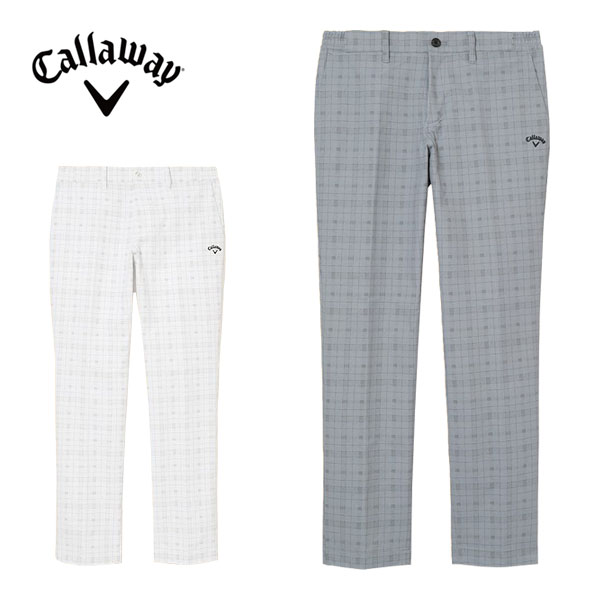 キャロウェイ 8WAYストレッチ ドットプリント ロングパンツ ゴルフウェア メンズ S-4L C24226102