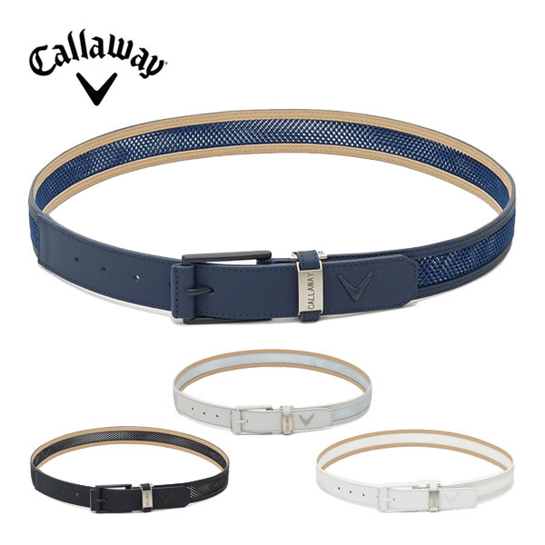 キャロウェイ かざあな メッシュベルト ゴルフウェア メンズ 2025年春夏モデル C25192105