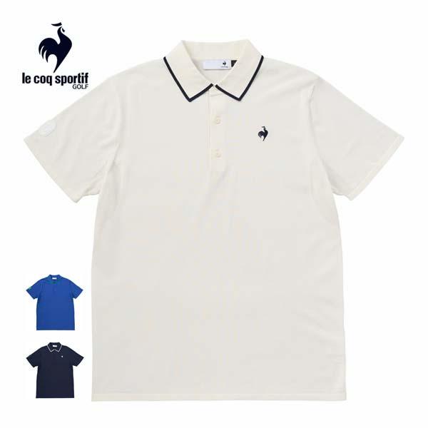 ルコックスポルティフ ゴルフ NEW BASIC ニット 半袖 ポロシャツ ウェア メンズ 2025年春夏モデル M-3L LG5SHS15M