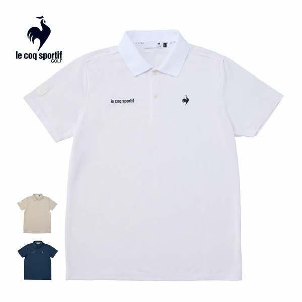 ルコックスポルティフ ゴルフ NEW BASIC サンスクリーン 半袖 ポロシャツ ウェア メンズ 2025年春夏モデル M-3L LG5SHS16M