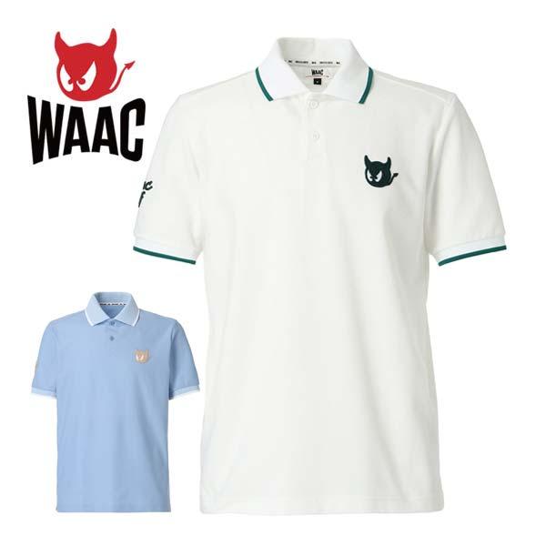 WAAC クラシックピケ 半袖 ポロシャツ ゴルフウェア メンズ 2025年春夏モデル L-XL 072252010