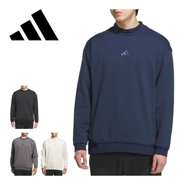 アディダス ゴルフ ビヨンド ザ コース プルオーバー スウェット 長袖シャツ ウェア メンズ 2025年秋冬モデル S-3XL JUW93