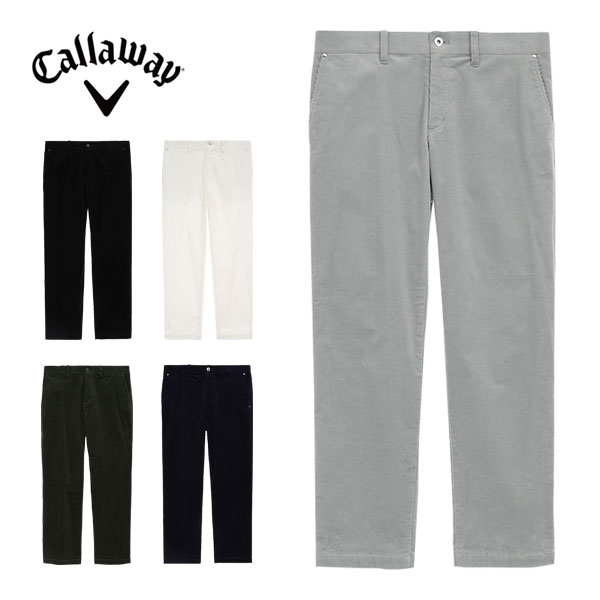 キャロウェイ ストレッチ コーデュロイ ロングパンツ ゴルフウェア メンズ 2025年秋冬モデル S-4L C25226108