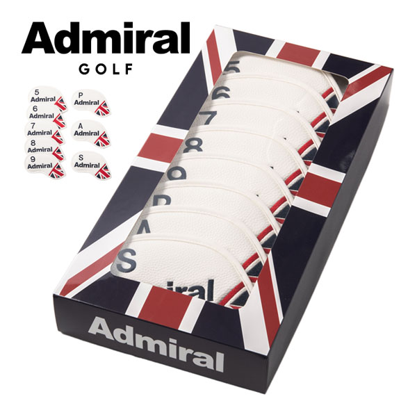 アドミラルゴルフ ユニオンジャック アイアン用 セパレートヘッドカバー ADMG5BH5