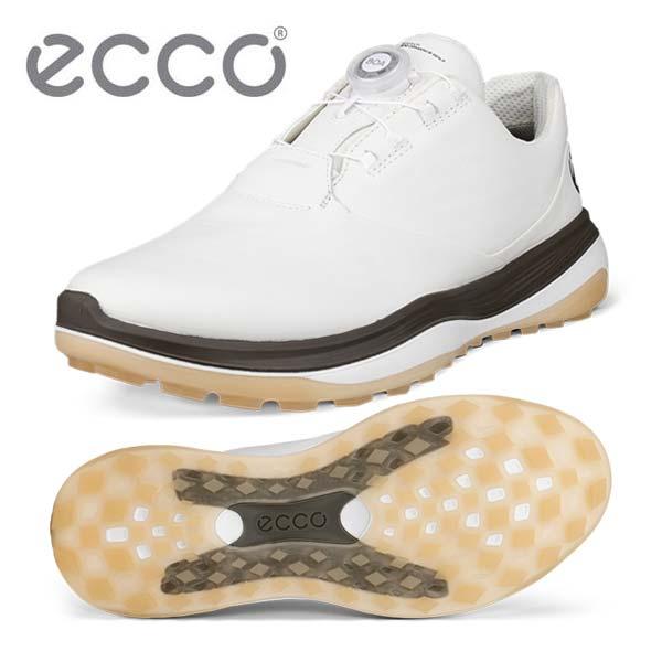 エコー LT1 BOA ゴルフシューズ メンズ 132274 カラー：ホワイト/ターマック(51173)