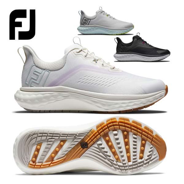 フットジョイ FJ クオンタム LACED スパイクレス ゴルフシューズ レディース ウィズ：W