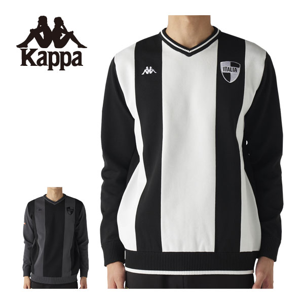 カッパ ゲームライン Vネック ニット ゴルフウェア メンズ 2025年秋冬モデル M-3L 635-702