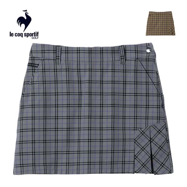 ルコックスポルティフ ゴルフ チェック柄 スカート ウェア レディース 2025年秋冬モデル S-LL LG5FSK02L