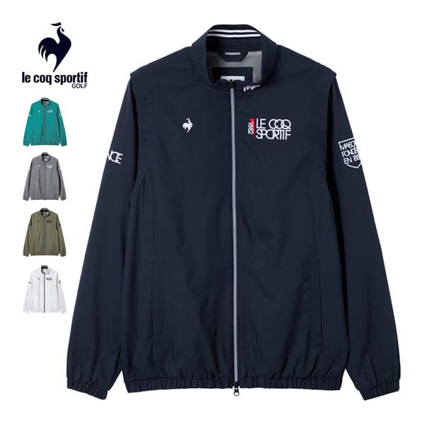 ルコックスポルティフ ゴルフ ヒートナビ 袖ディタッチャブル 2WAY フルジップ ブルゾン ウェア メンズ 2025年秋冬モデル S-3L LG5FWB00M