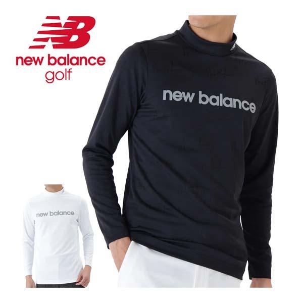 ニューバランス ゴルフ シグネチャーモノグラム柄ジャカード モックネック 長袖シャツ ウェア メンズ 2025年秋冬モデル M-LL 012-5267003