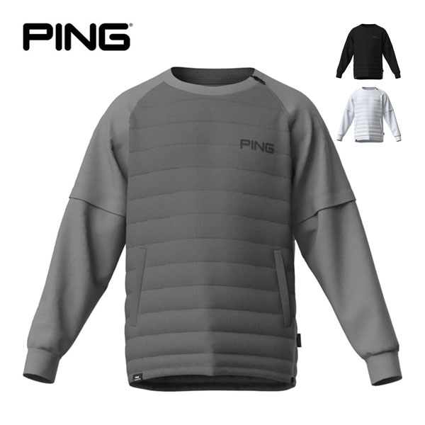 ピン パフォーマンスアパレル 2WAYハイブリッド 中綿 スニードブルゾン ゴルフウェア メンズ 2025年秋冬モデル S-3L 621-5220004