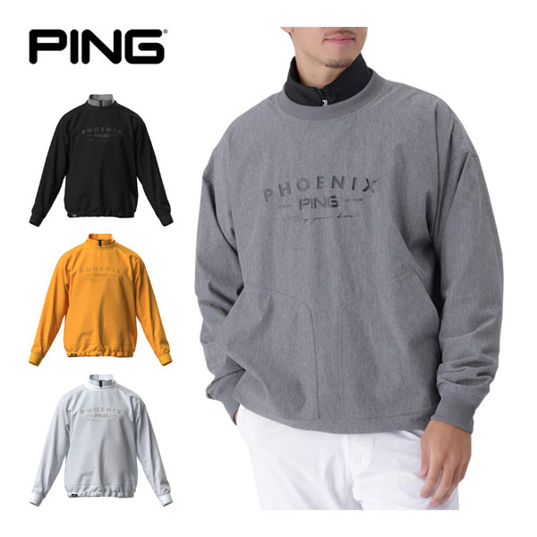 ピン パフォーマンスアパレル 全方向ストレッチ ダブルフェイス ツインレイヤード ジャケット ゴルフウェア メンズ 2025年秋冬モデル S-3L 621-5220901