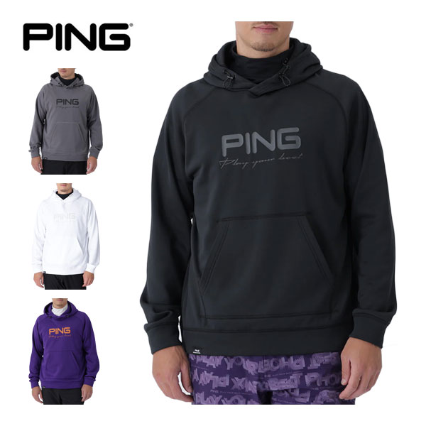 ピン パフォーマンスアパレル 全方向ストレッチ カルイシ プルオーバー フーディ ゴルフウェア メンズ 2025年秋冬モデル S-3L 621-5262800