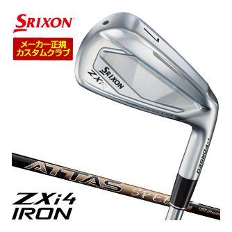 特注カスタムクラブ スリクソン ZXi4 アイアン ATTAS SPEED for IRON シャフト 単品[＃4、＃5、＃6、＃7、＃8、＃9、PW、AW、SW]