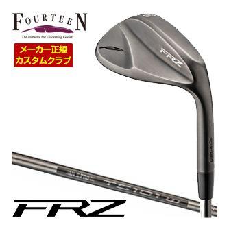 特注カスタムクラブ フォーティーン FRZ ウエッジ スモーキーサテン仕上げ Fourteenオリジナル TS-101w BLACK Edition スチール シャフト