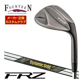 特注カスタムクラブ フォーティーン FRZ ウエッジ スモーキーサテン仕上げ ダイナミックゴールド MID 115 シャフト