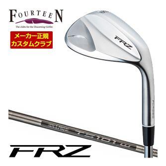 特注カスタムクラブ フォーティーン FRZ ウエッジ パールサテン仕上げ Fourteenオリジナル TS-101w BLACK Edition スチール シャフト