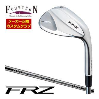 特注カスタムクラブ フォーティーン FRZ ウエッジ パールサテン仕上げ Fourteenオリジナル FS-90i BLACK Edition スチール シャフト