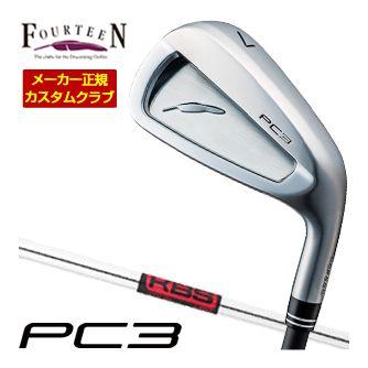 特注カスタムクラブ フォーティーン 2024 PC3 アイアン KBS TOUR シャフト 4本セット[＃7-P]