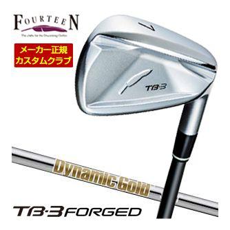 特注カスタムクラブ フォーティーン 2025NEW TB-3 FORGED アイアン ダイナミックゴールド HT シャフト 単品[＃5、＃6、＃7、＃8、＃9、PW]