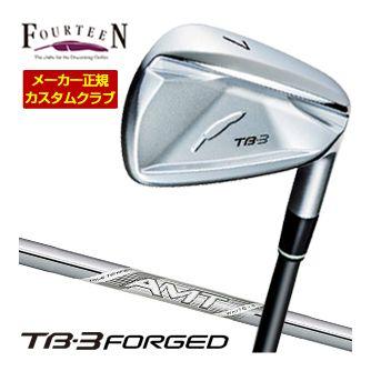 特注カスタムクラブ フォーティーン 2025NEW TB-3 FORGED アイアン AMT WHITE シャフト 4本セット[＃7-P]