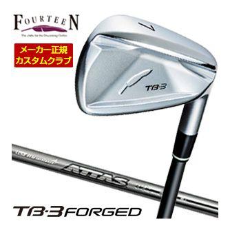 特注カスタムクラブ フォーティーン 2025NEW TB-3 FORGED アイアン USTマミヤ アッタス アイアン 40 / 50 / 60 / 80 シャフト 単品[＃5、＃6、＃7、＃8、＃9、PW]