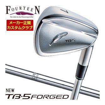 特注カスタムクラブ フォーティーン 2025NEW TB-5 FORGED アイアン N.S. PRO 950GH HT シャフト 単品[＃5、＃6、＃7、＃8、＃9、PW]