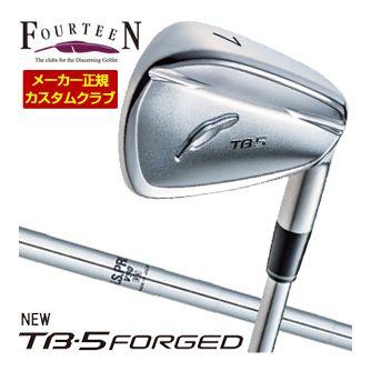 特注カスタムクラブ フォーティーン 2025NEW TB-5 FORGED アイアン N.S. PRO V90 シャフト 単品[＃5、＃6、＃7、＃8、＃9、PW]
