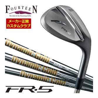 特注カスタムクラブ フォーティーン FR-5 ウエッジ ダイヤモンドブラックサテン仕上げ DG85 / DG95 / DG105 / DG115 / DG120 シャフト