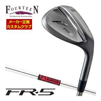 特注カスタムクラブ フォーティーン FR-5 ウエッジ ダイヤモンドブラックサテン仕上げ KBS TOUR シャフト
