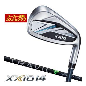 特注カスタムクラブ ゼクシオ 14 アイアン フジクラ TRAVIL シャフト 単品[＃5、＃6、＃7、＃8、＃9、PW、AW、SW]