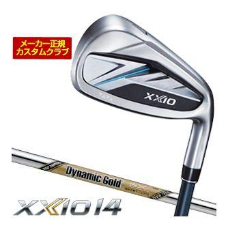 特注カスタムクラブ ゼクシオ 14 アイアン ダイナミックゴールド EX TOUR ISSUE シャフト 4本セット[＃7-P]