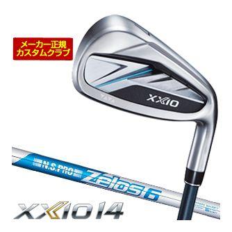 特注カスタムクラブ ゼクシオ 14 アイアン N.S.PRO ZELOS 6 シャフト 単品[＃5、＃6、＃7、＃8、＃9、PW、AW、SW]