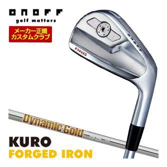 特注カスタムクラブ オノフ 2026 KURO FORGED アイアン 4本セット[＃7-P] ダイナミックゴールド 95 シャフト 標準グリップ仕様